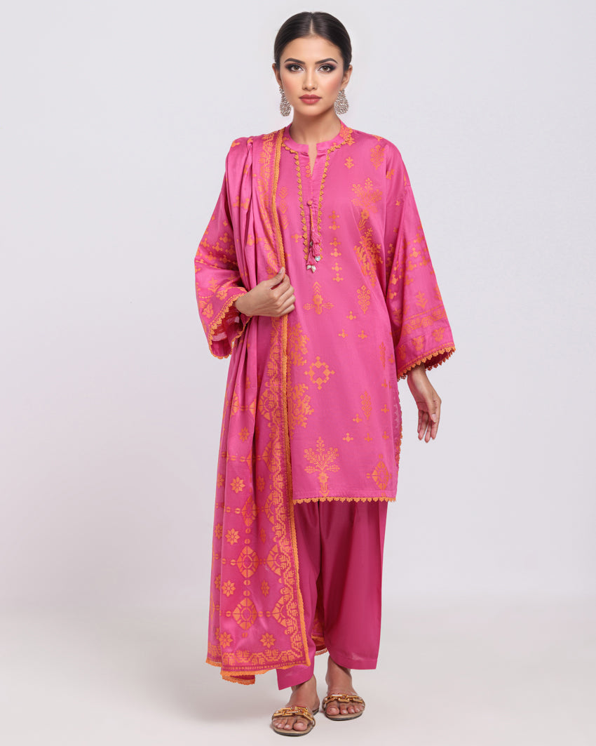 Pink-Jacquard-3 Piece (WPS25JD3068) B-27 (R-2) – Bonanza Satrangi Canada